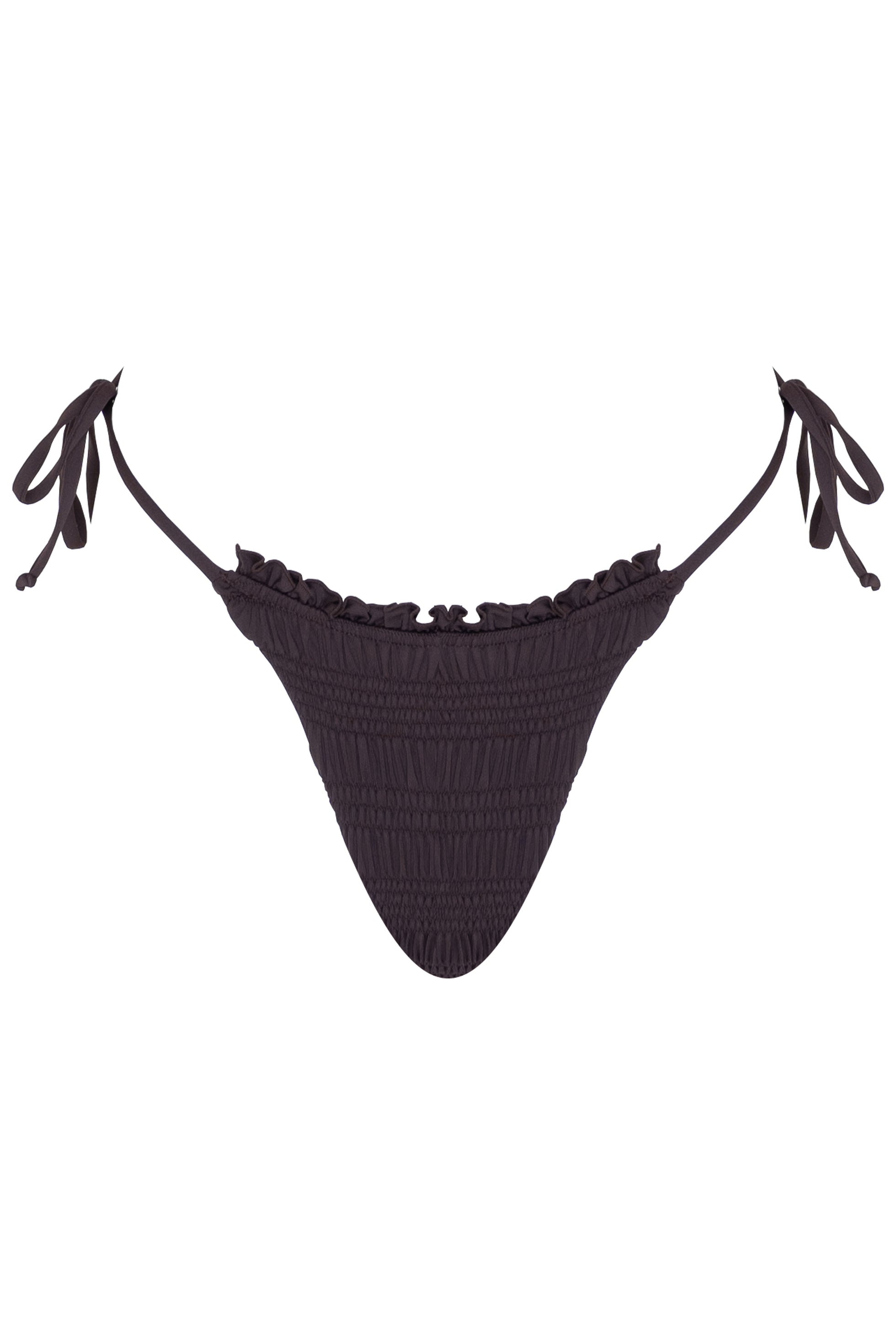Bree Tie Side Bikini Bottom - Cacao – STONE FOX SWIM